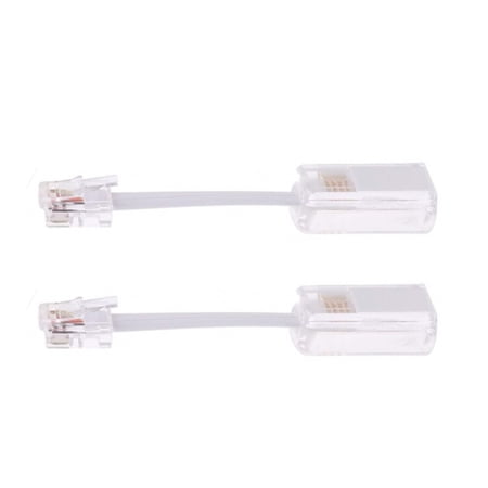 IUYYPU 2pcs Extended 360 Degree Rotating Swivel Anti Winding Telephone ...