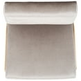 SAFAVIEH Romilly Modern Glam Velvet Accent Chair, Hazel Wood - Walmart.com