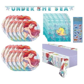 The Little Mermaid - Ariel 7 Dessert Plate (8) - Walmart.com