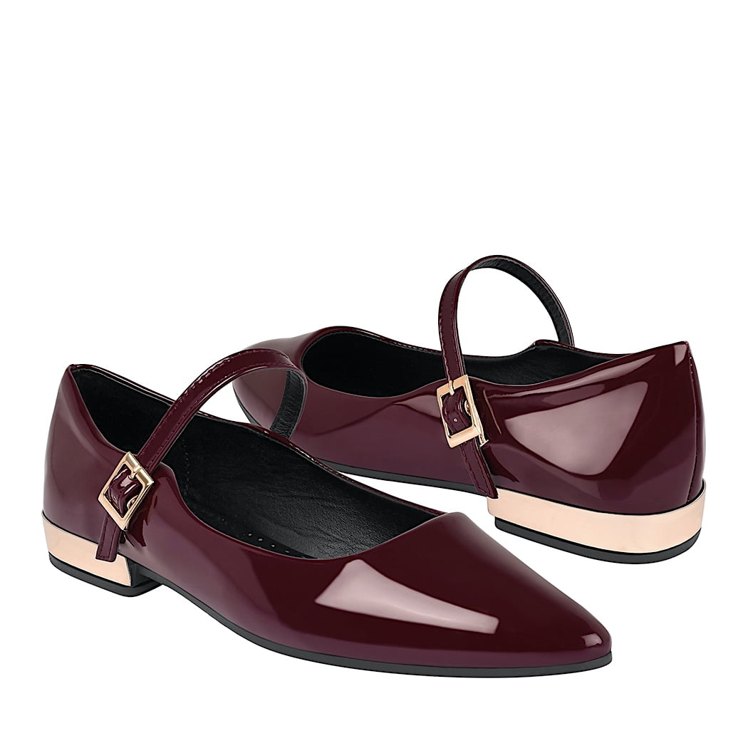 ZAPATOS CASUALES STYLO MUJER 9653 CHAROL VINO | Walmart en línea