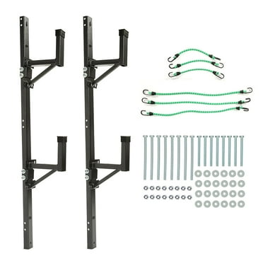 Kojem Adjustable 4'-8.5' Aluminum Trailer Ladder Roof Rack Carrier for ...