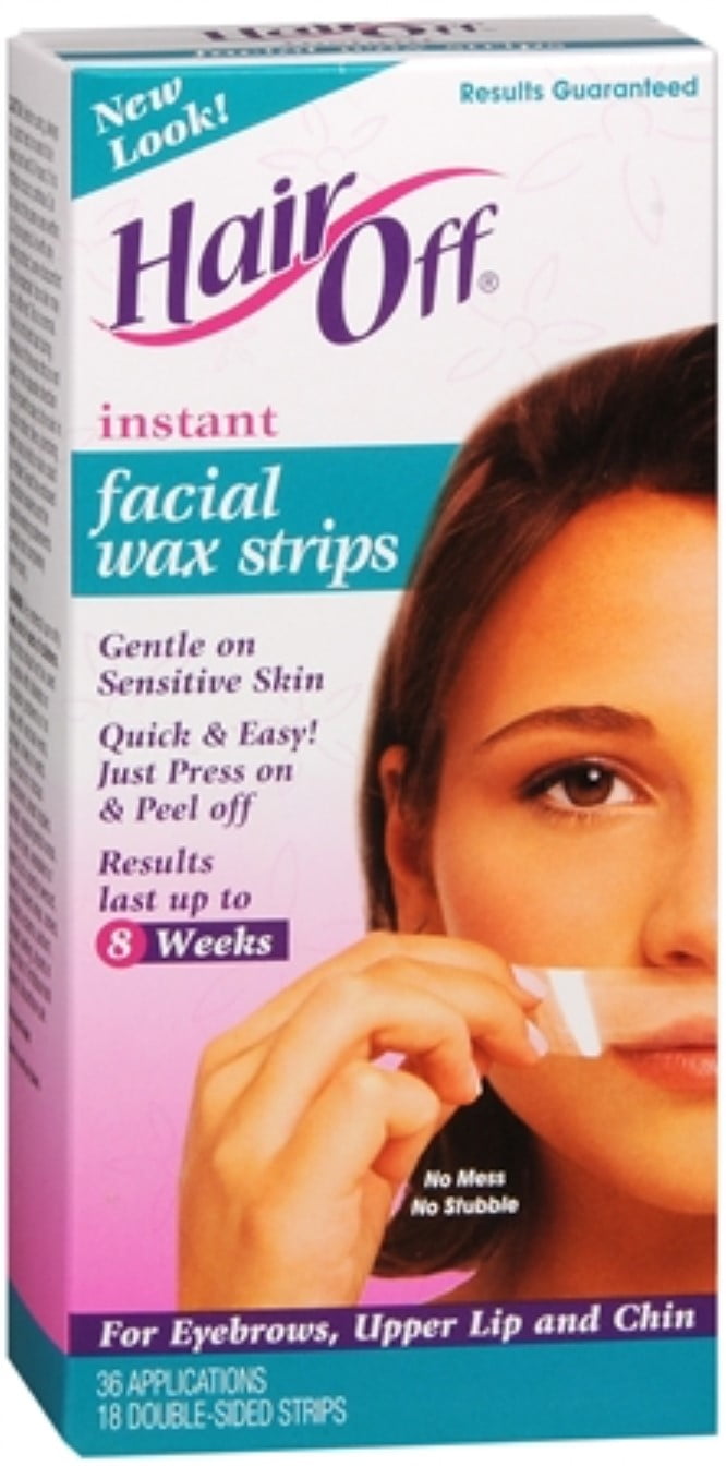 Cca Industries Hair Off Facial Wax Strips 18 Ea