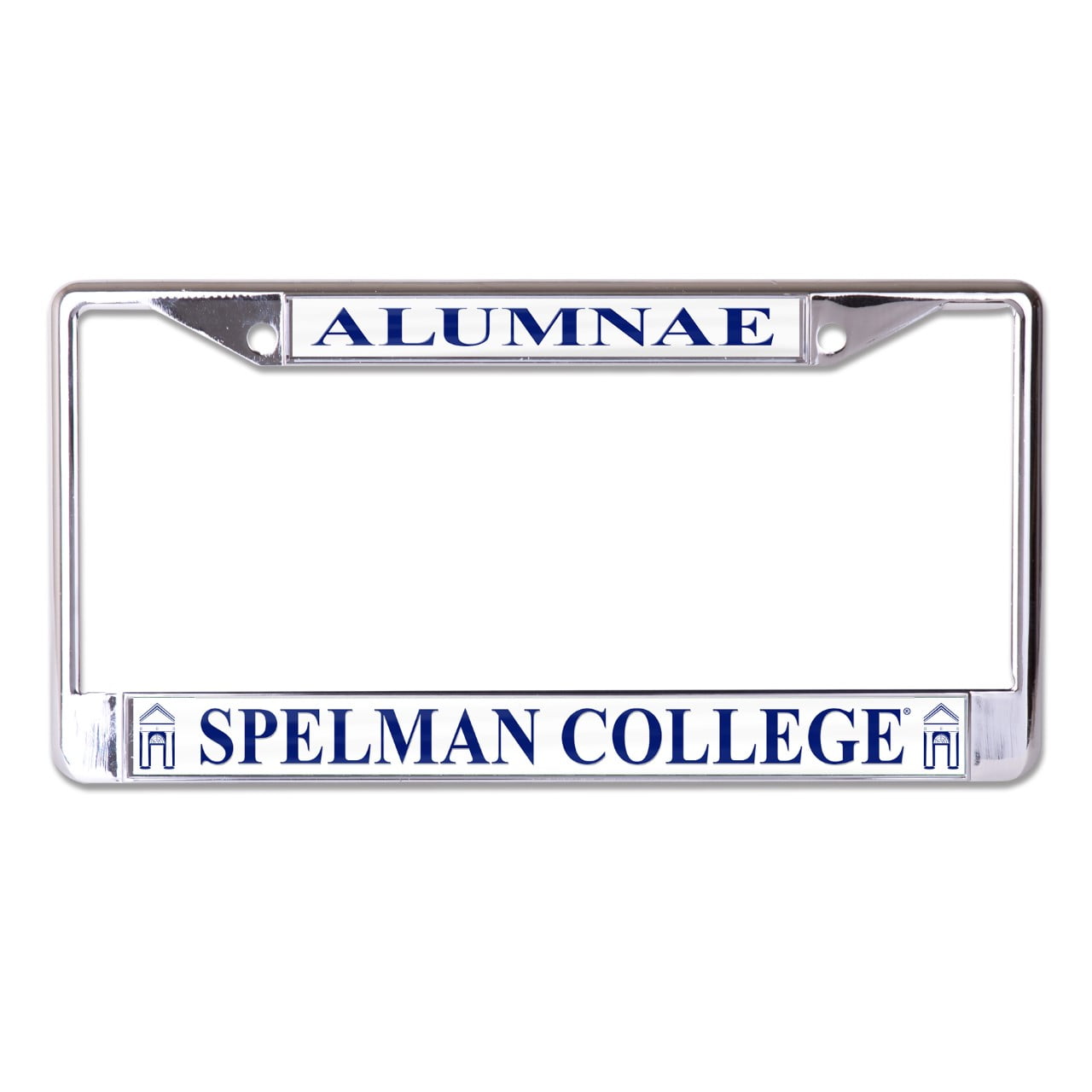 Spelman College Alumnae Chrome Car Tag License Plate Frame - Walmart.com