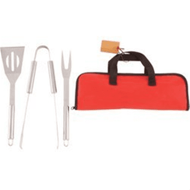 Chefmaster 4pc Stainless Steel Barbeque Tool Set - Walmart.com
