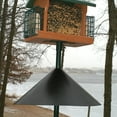 Willstar 16-inch Wrap Around Squirrel Baffle, Black PVC, Protects Bird ...