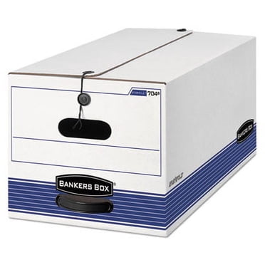 Bankers Box Side-Tab File Storage Box Letter 15-1/4 x 13-1/2 x 10-3/4 ...