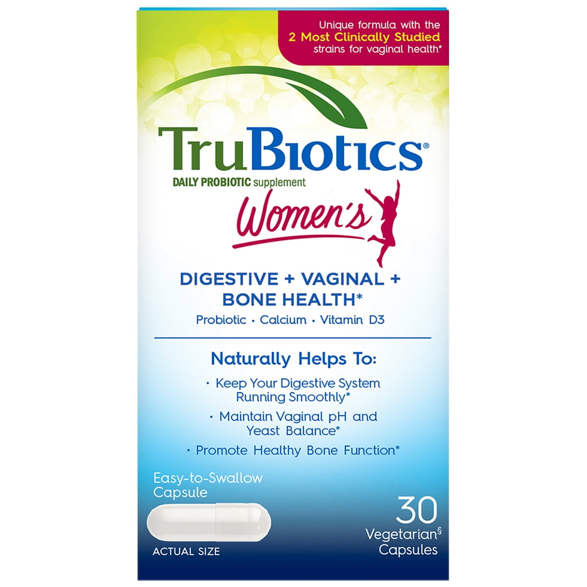 Trubiotics Women's Probiotic Capsules, 30 ct - Walmart.com