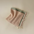 mushie Muslin Organic Cotton Washcloths 5-Pack (Pink Flowers Combo ...