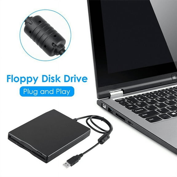 Floppy Disk Drive 1.44Mb 3.5" USB External Diskette FDD for Laptop OE ...