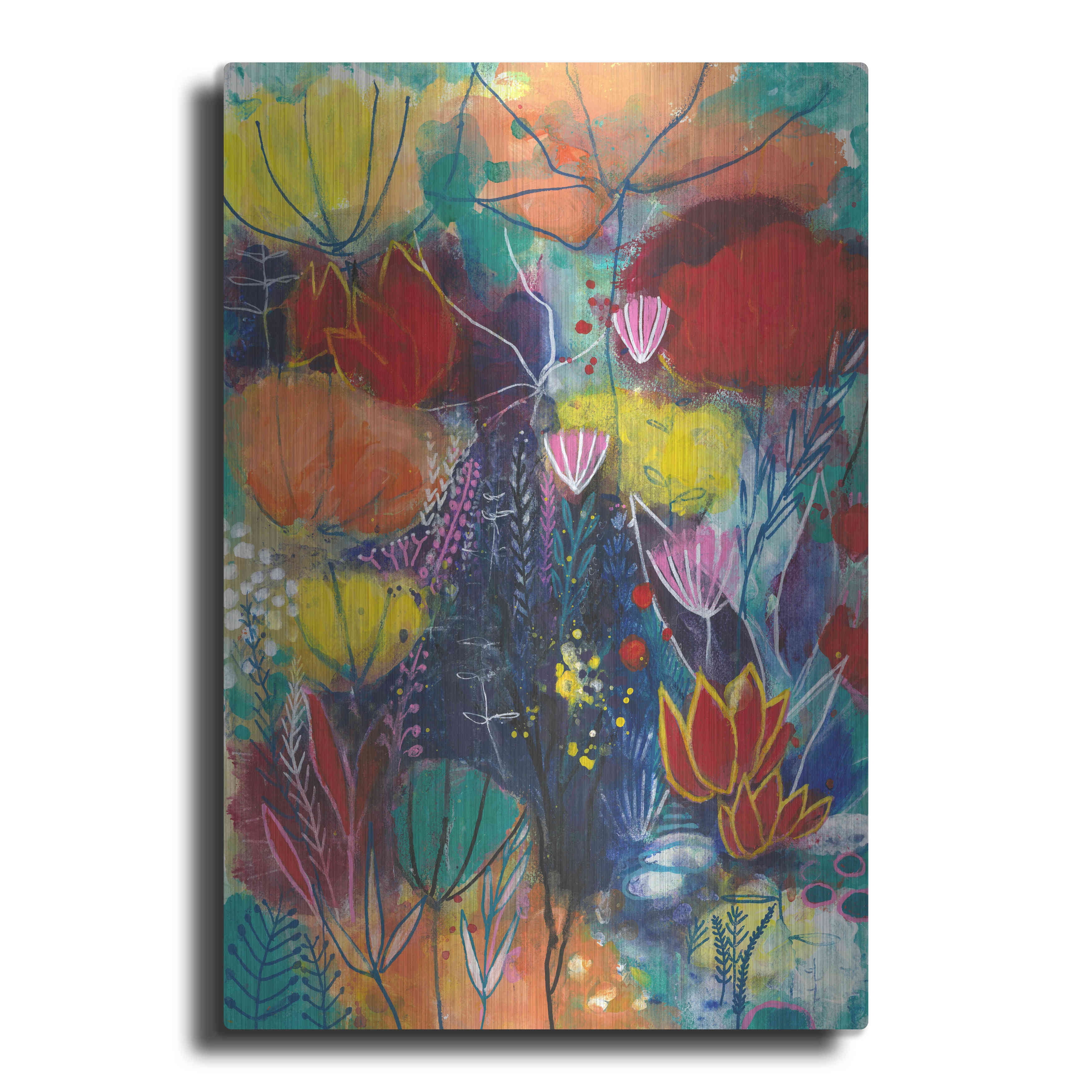 Luxe Metal Art 'All You Need is a Garden by Corina Capri Metal Wall Art ...
