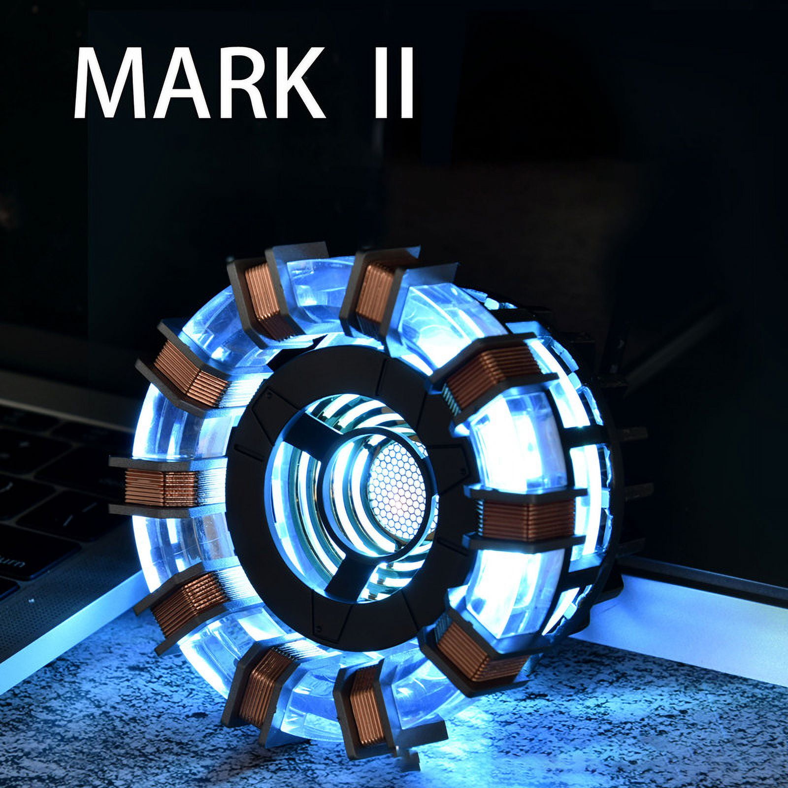 Figura de Avengers Iron Man Mk1 Arc Reactor Tony Stark Heart Of Mark ...