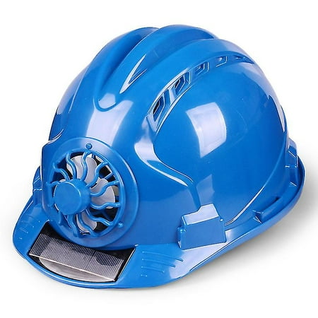 Solar Fan Helmet Hard Hat Construction Workplace Abs Material ...