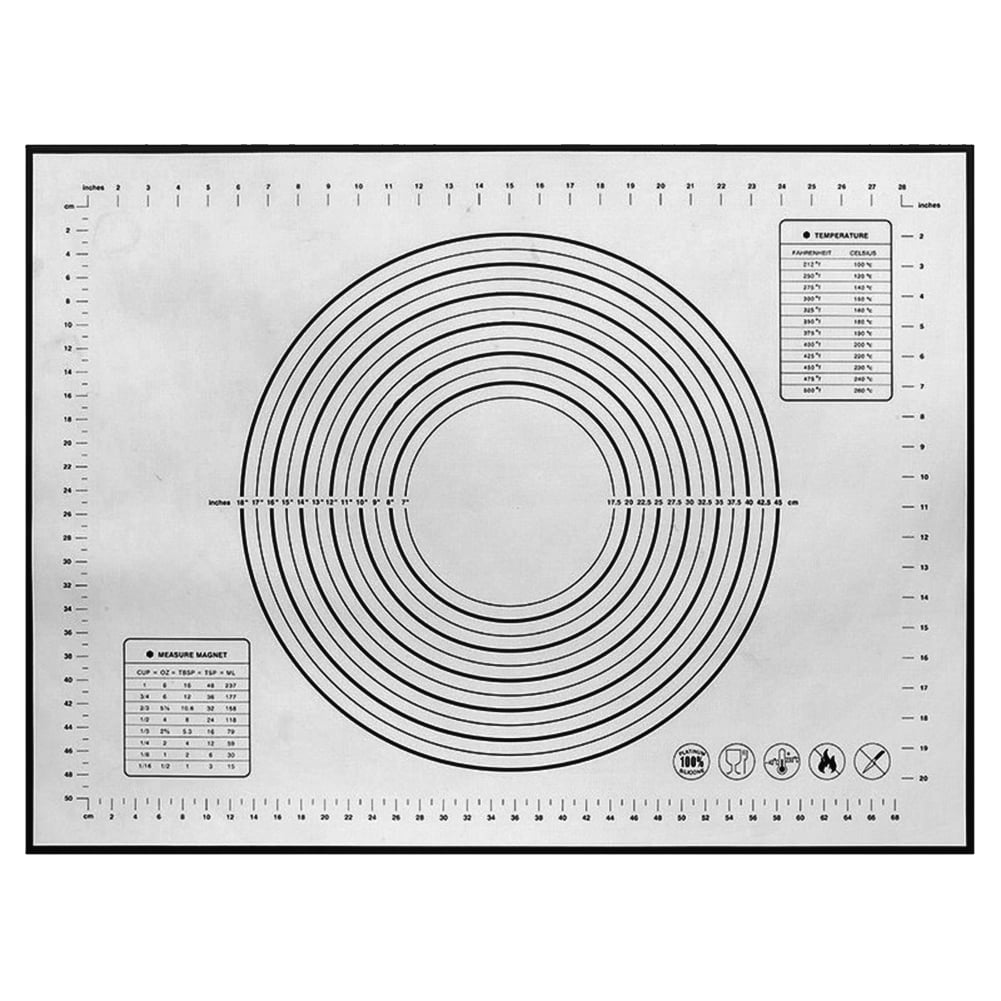kiskick Rolling Sheet Silicone Baking Mat Pad Non-Stick - Bakeware ...