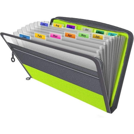 Fun File Organiser,13 Pockets Folder Document Organisers Box Files ...