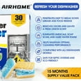 Dishwasher Cleaner Tablets,20g 30-Count Deodorizing Pods (15-Month ...