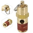 KAJOVE 1 Pc 1/4" NPT 125 PSI Air Compressor Safety Relief Valve Oil ...