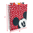 Disney Mickey and Minnie Mouse Journal Spiral Notebook with Tabs for ...