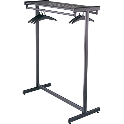 Quartet Double-Sided Garment Rack, Freestanding, 48 48" Width x 61.5 ...