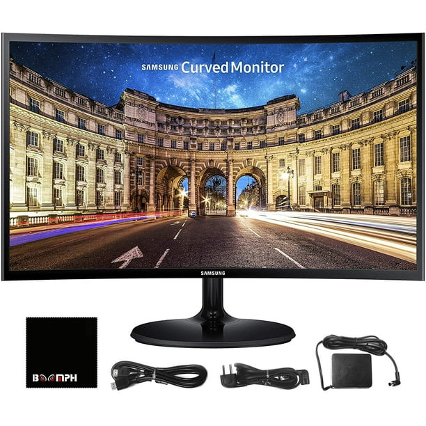 Samsung CF390 27" Curved Monitor – LCD FHD, 16:9, 1920x1080, HDMI, VGA ...
