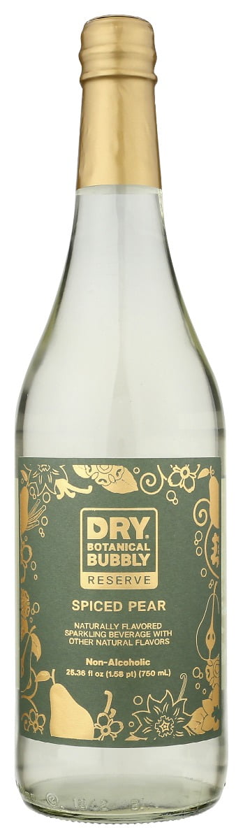 Dry Soda: Soda Botanical Spice Pear, 25.36 Fo Pack Of 12 - Walmart.com