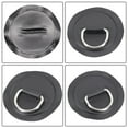 BESHOM Surfboard Dinghy Boat PVC Patch Sups Round Ring Pad D Ring Deck Rigging, Black - Walmart.com