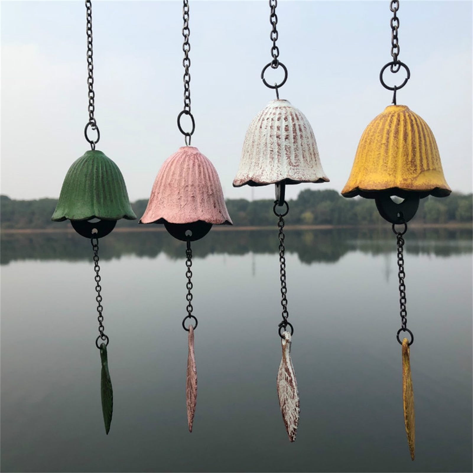 Yesbay Wind Bell Rustproof Retro Iron Single Leaf Designed Japanese ...