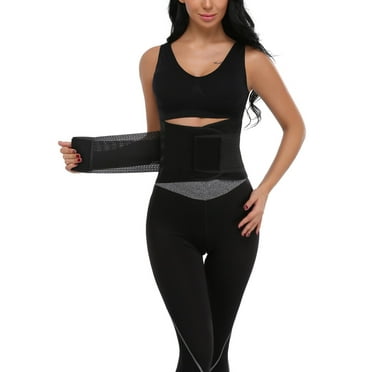 Tone Fitness Waist Slimmer Belt w/ Gel Pack, Black - Walmart.com