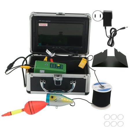 Underwater Camera, 12 White LEDs Color Monitor Fish Finder, Underwater ...