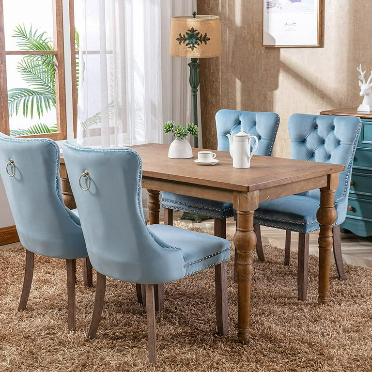 Blue Velvet Dining Room Chairs Deals