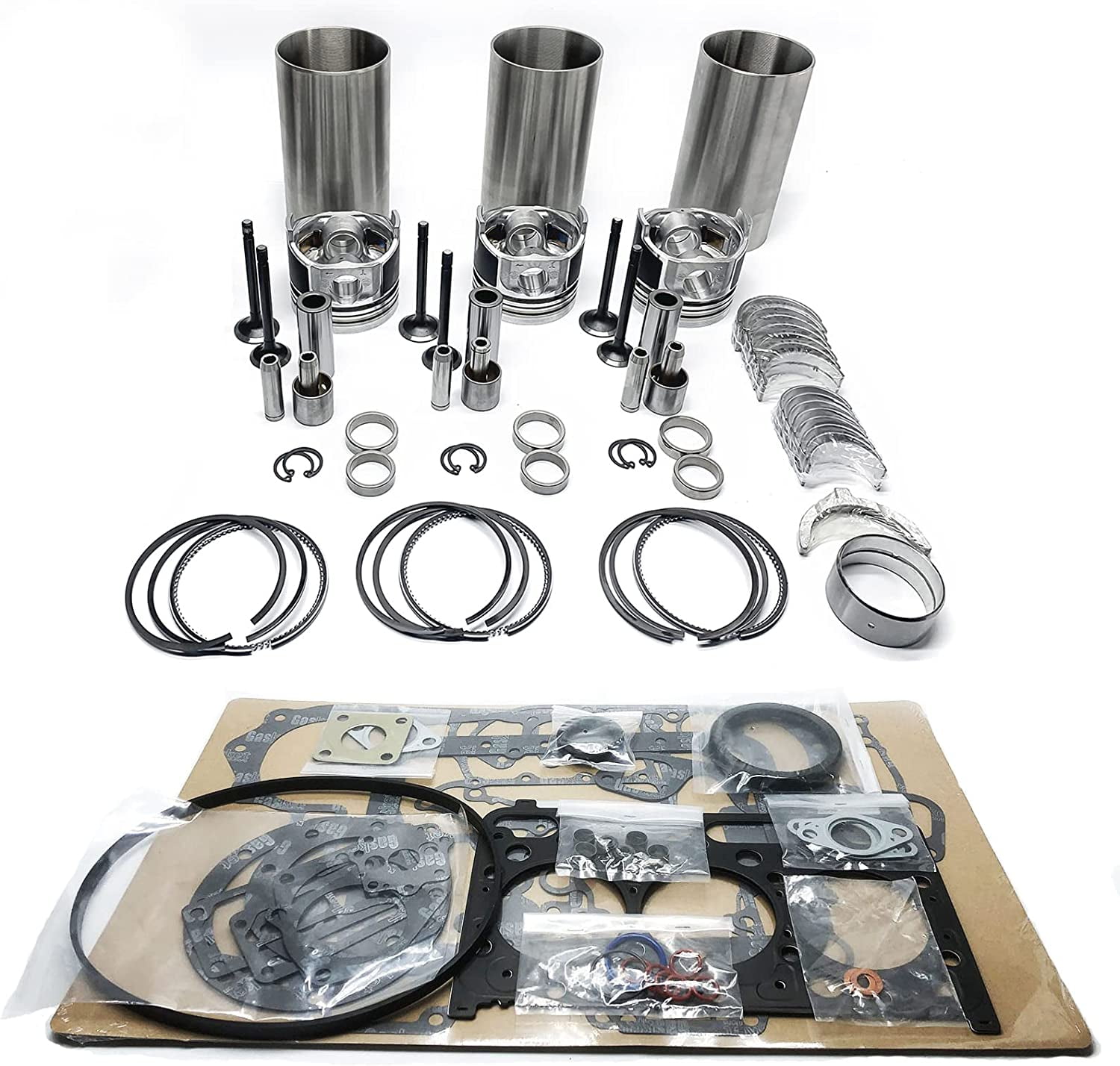 Seapple Overhaul Rebuild Kit Compatible with D1105 IDI 3 cylinder ...