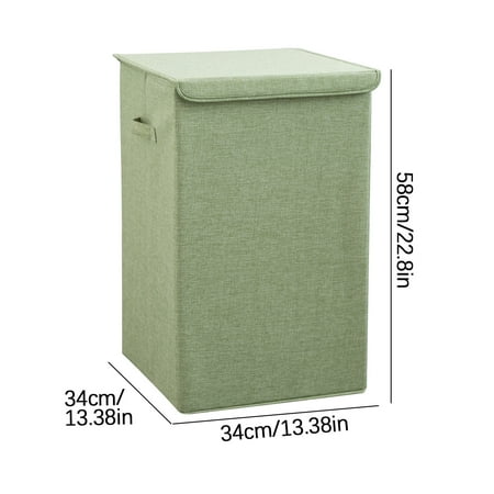 jovati Dirty Clothes Bucket with Special Cover Storage Box Fabric ...