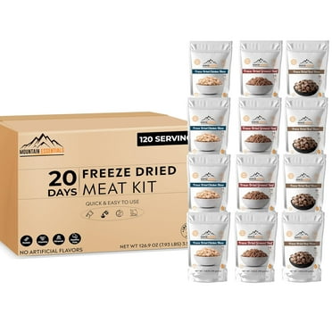 Future Essentials Freeze Dried Survival Food Kit, Long Storage, 12 Cans ...
