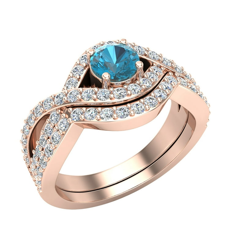 Intertwined Engagement Rings