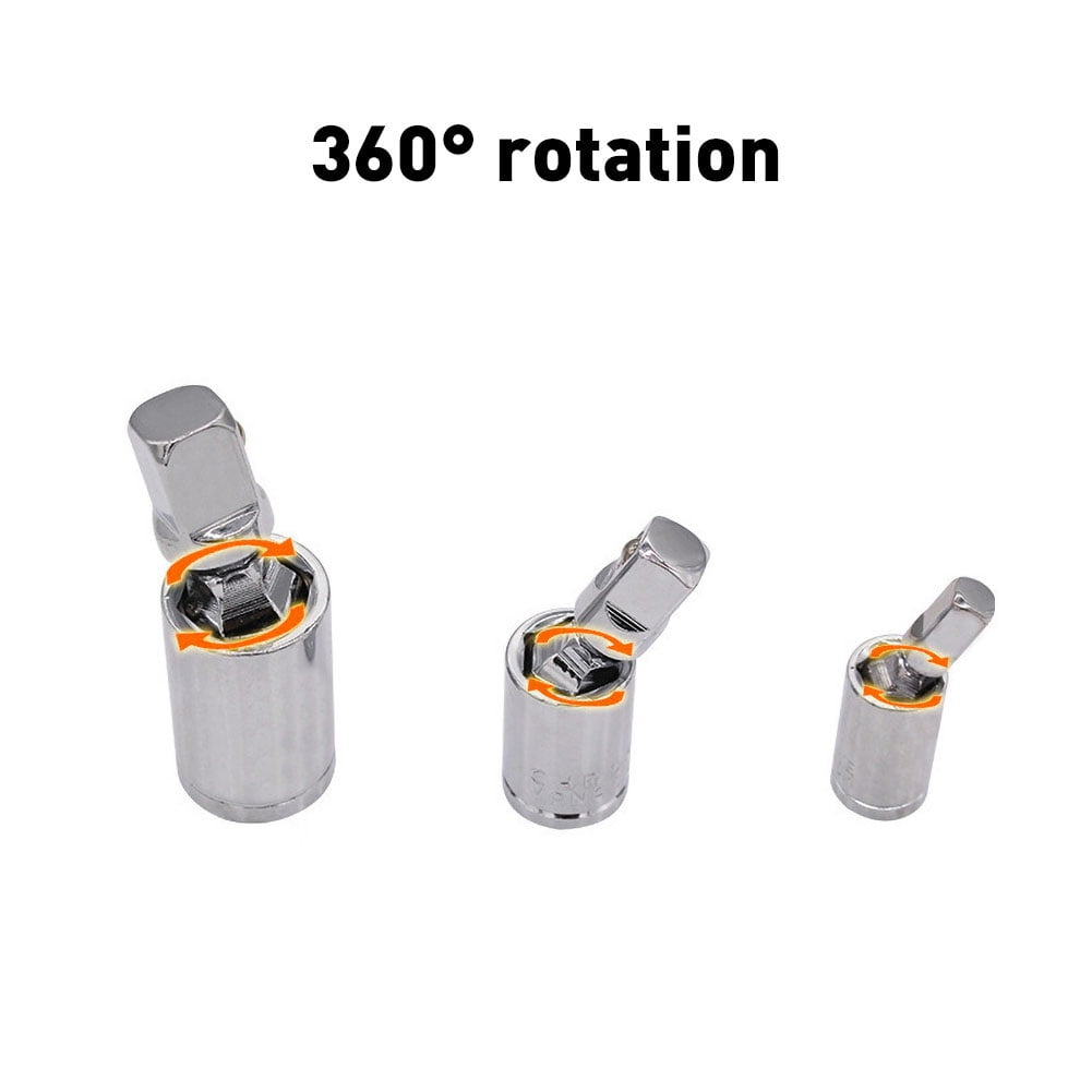 Universal 360 Degree Swivel Connector for Hex Square Steering Rotation ...