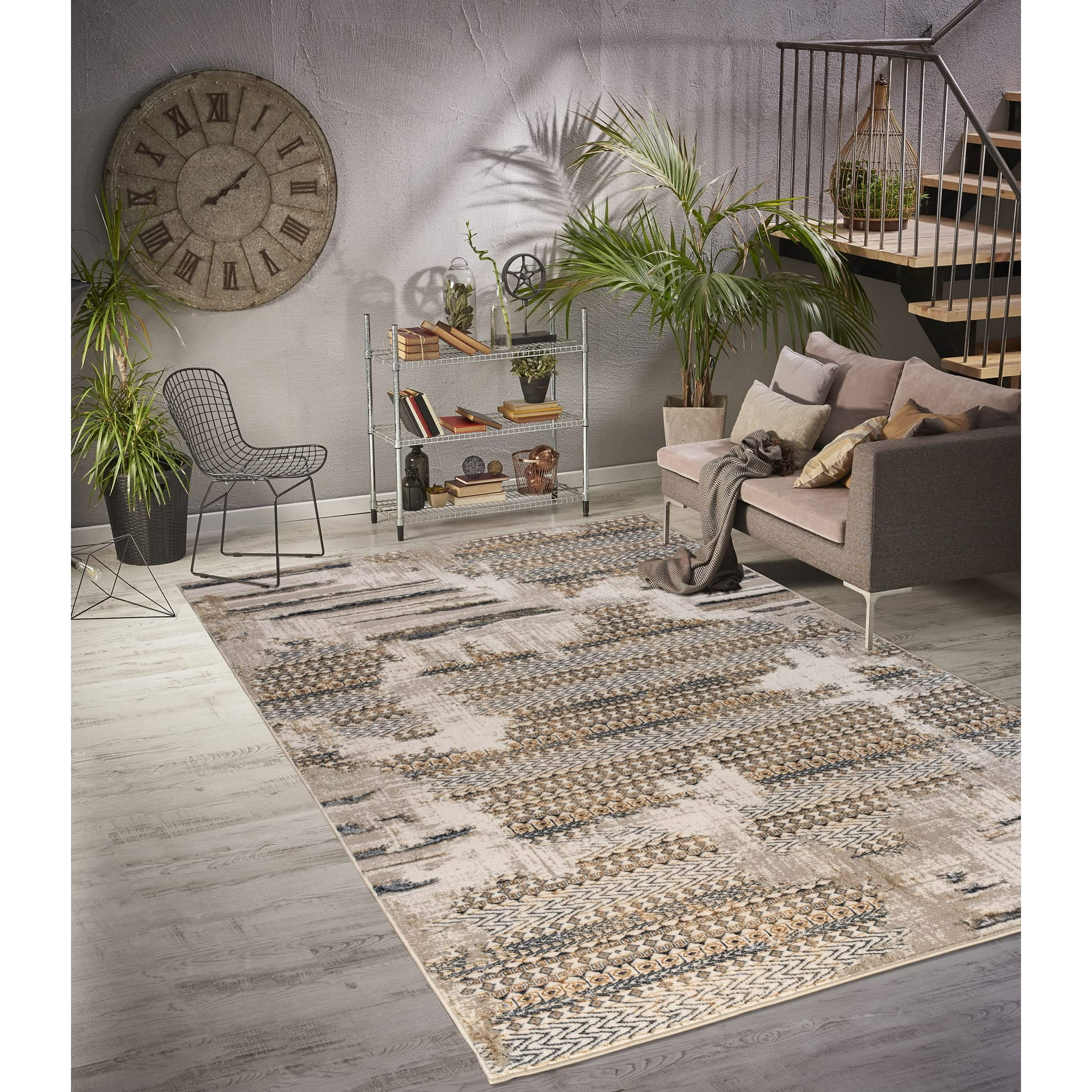 Click here for Ladole Rugs Abstract Rustic Modern Area Rug - Carp... prices