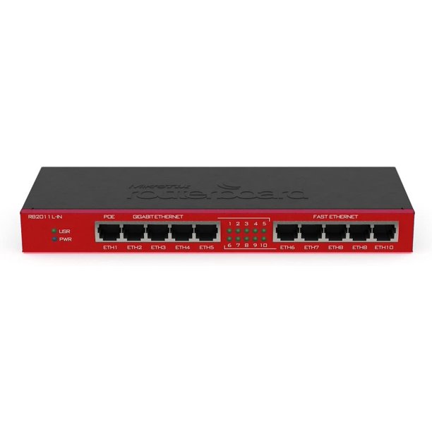 MikroTik RB2011iLS-IN 10 Ethernet Ports RouterBoard… - Walmart.com