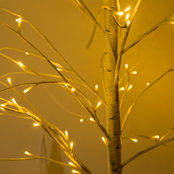 Hotel Artificial Tree Light Battery Powered Fake Plant Battery Powered ...