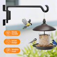 2 Pack 11.5 inch Swivel Plant Hanger Hook Indoor Outdoor, Rotatable ...