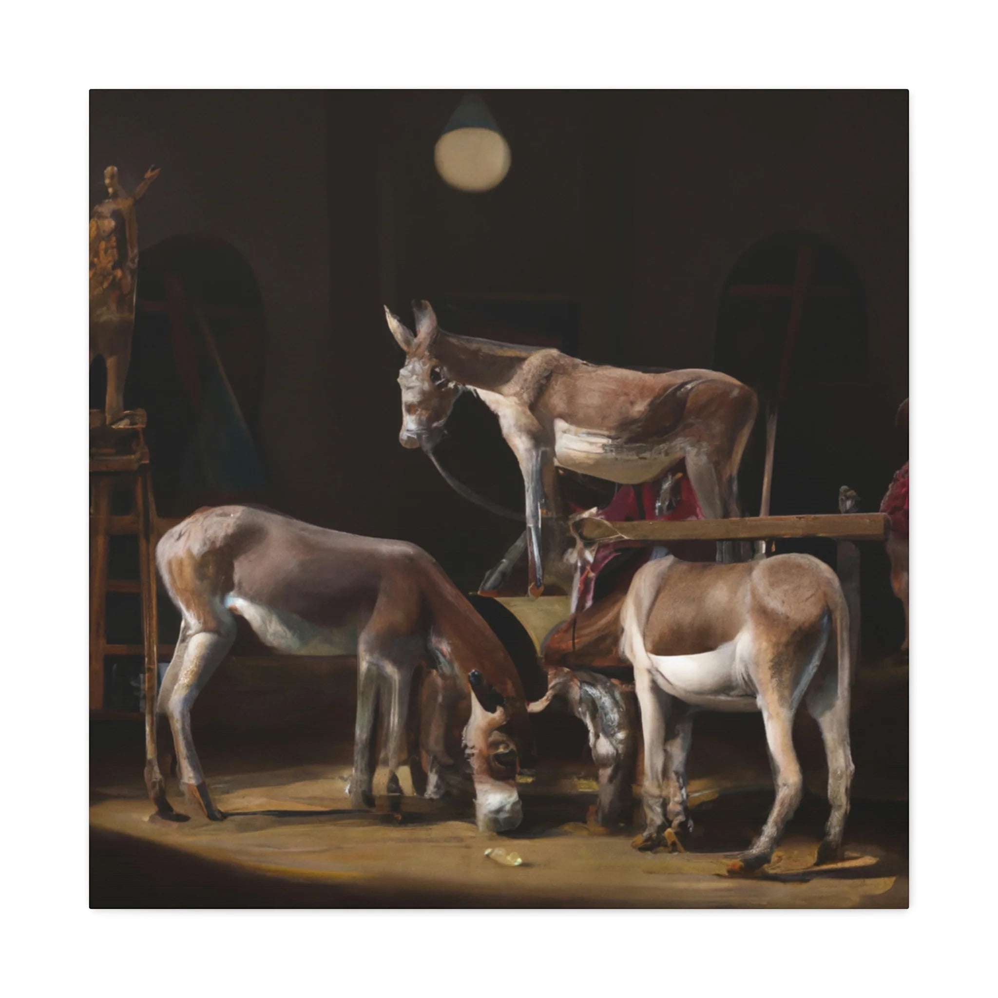 Mule In Neoclassicism - Canvas - Walmart.com