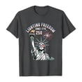 BUWTTED Mens T Shirts 250 Years Anniversary USA Goddess Graphic Tee ...