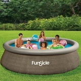 Funsicle 12ft QuickSet Designer Above Ground Pool, Age 6 & Up, Easy ...