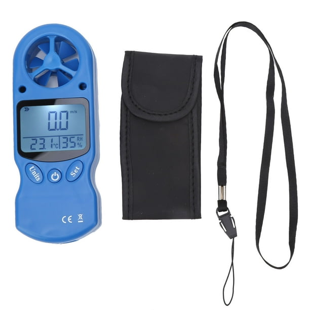 Temperature Anemometer,Mini Handheld Digital Anemometer Wind Speed ...