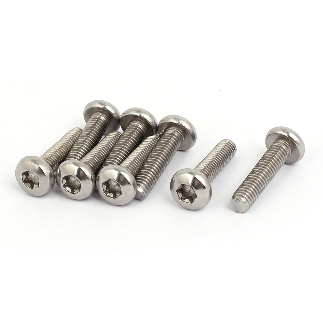 M6x25mm 304 Stainless Steel Pan Head Torx Socket Cap Security Screw ...