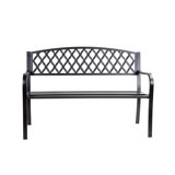 Patio Premier Lattice Back Metal Park Bench - Black - Walmart.com