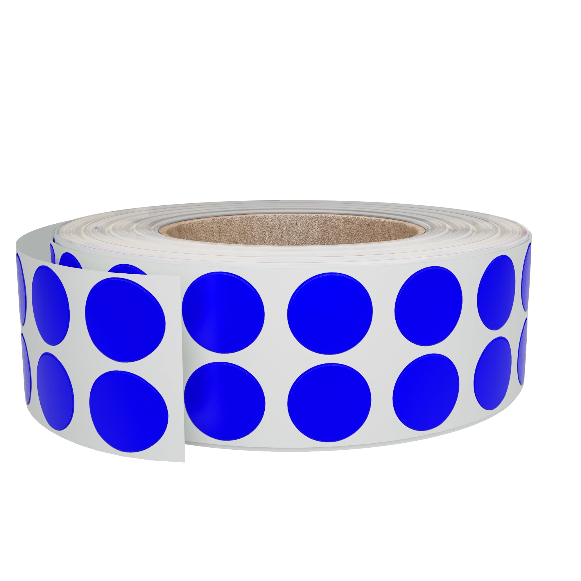 Royal Green Blue Color Coding Labels Dots on a Roll (0.375 inch) 10mm ...