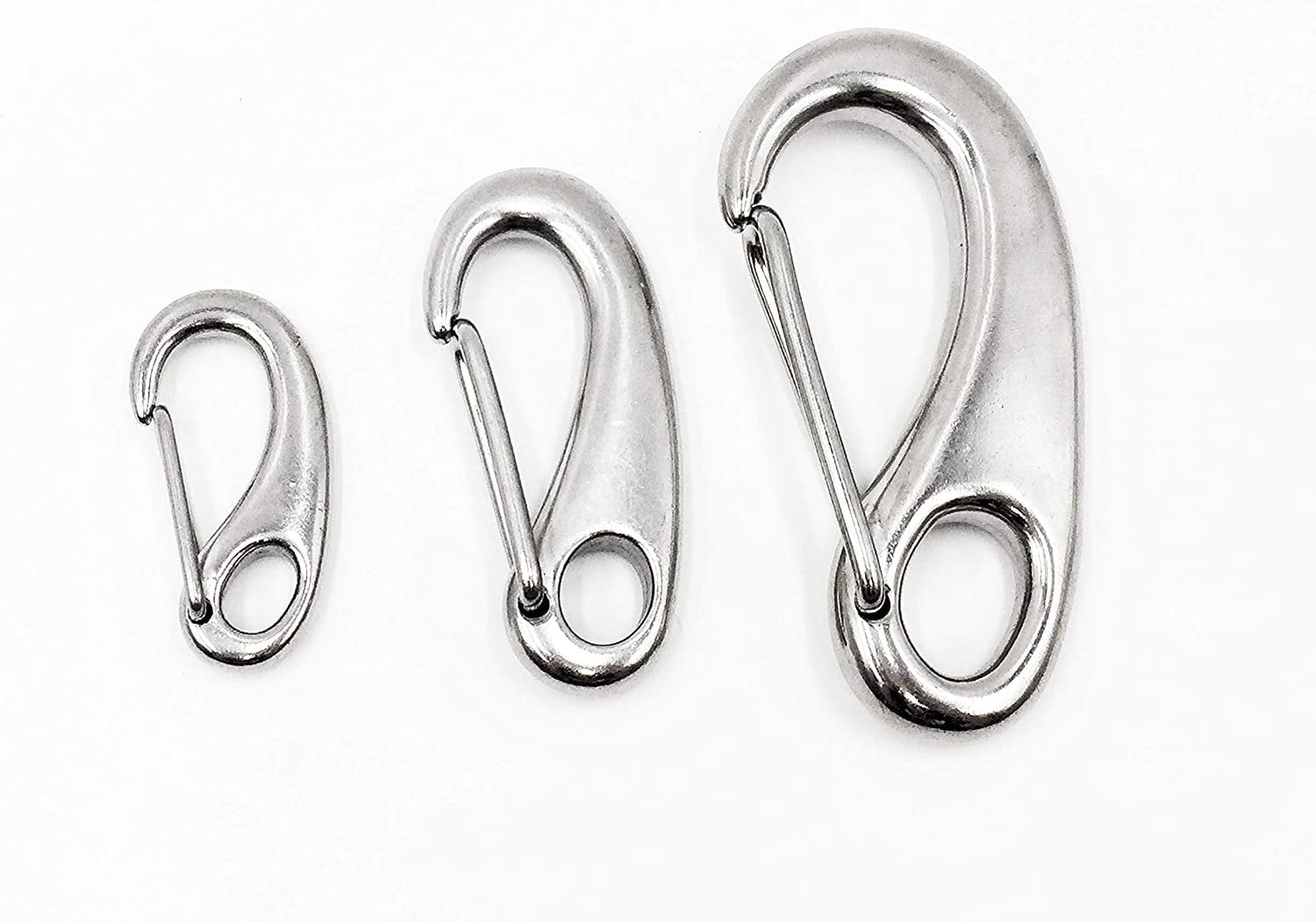 Marine City 316 Stainless Steel Egg Shaped Spring Snap Hook 2-1/2 ...
