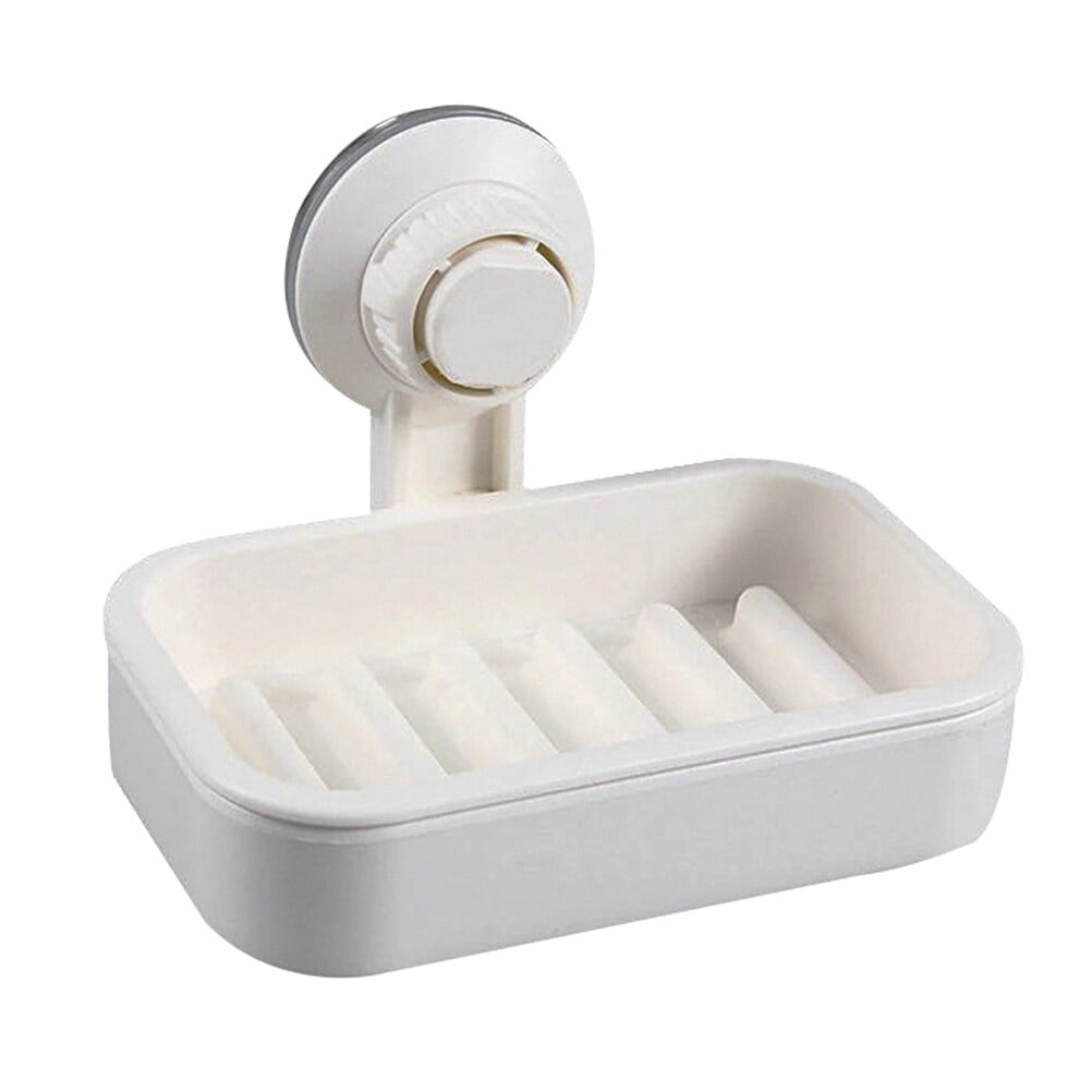 Soap Dish Holder Suction Soap Saver Dispensers Vacuum Suction Cup Bar ...