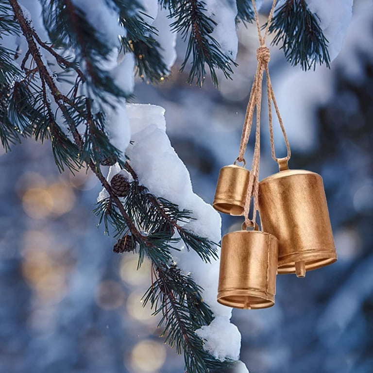 Gold Christmas Bells