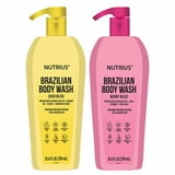 Nutrius Gel Douche Brésilien, Coco Bliss et Berry Bliss, 25,4 oz Liq ...