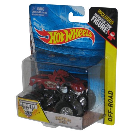 Monster Jam Tasmanian Devil (2013) Hot Wheels Off-Road Toy Truck #57 w ...